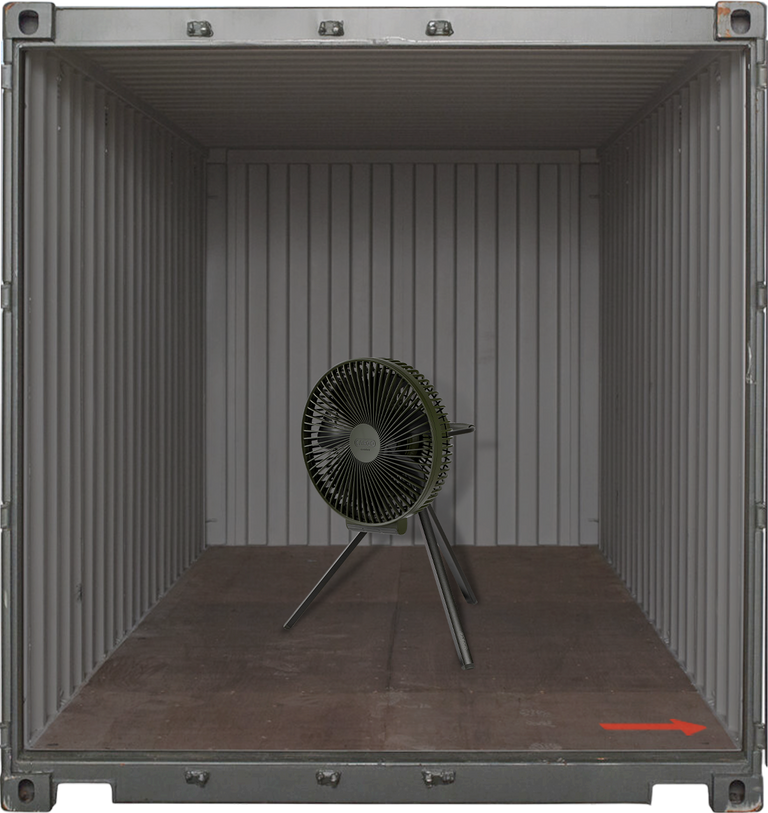DUAL FAN – CARGO CONTAINER