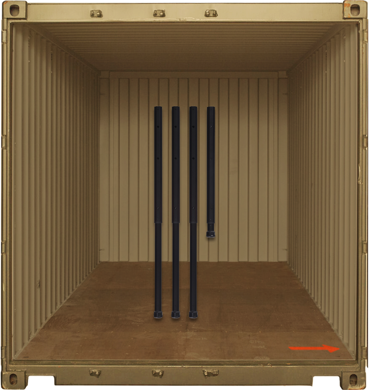 LONG LEG - 4EA – CARGO CONTAINER